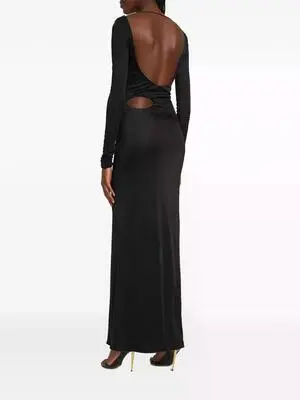 TOM FORD Long Sleeve Fitted Maxi Dress
