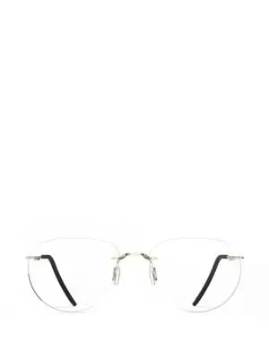 BLACKFIN Aeroloop Rimless Eyeglasses - Silver