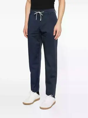 Eleventy Eleventy Drawstring Trousers Blue