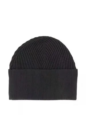 Studio Nicholson Studio Nicholson Mikkel Ribbed-Knit Beanie Hat Blue