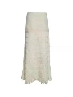 DIOTIMA Alba Fringed Skirt