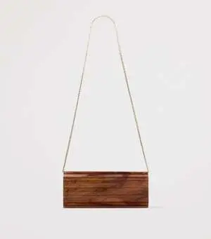 JIMMY CHOO Marble-effect Sweetie Clutch Bag
