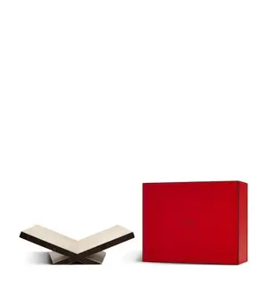 Assouline Walnut-leather Classic Culture Bookstand