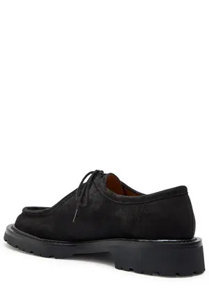 Legres Suede Derby Shoes - Black