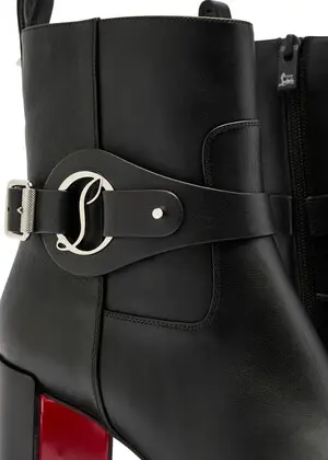 CHRISTIAN LOUBOUTIN Dianouchette 70 Buckled Leather Ankle Boots