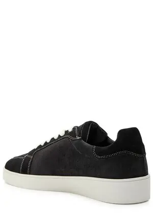 JUDE LLOW Panelled Suede And Corduroy Lace-up Sneakers