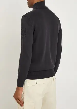 Moncler Quilted Hooded Cotton-blend Jacket