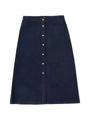 A.p.c. Denim Midi Skirt
