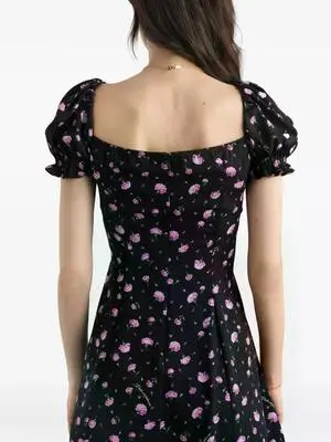 Dolce & Gabbana Ruffled Floral Mini Dress