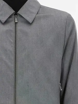 BOSS Zip-up Virgin Wool Jacket