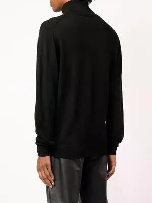 ROMEO HUNTE Wool Fitted Roll Neck Jumper