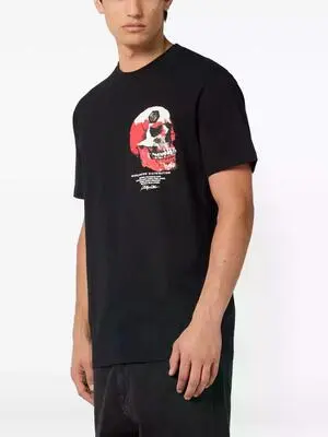 Philipp Plein Printed Round-neck T-shirt - Black