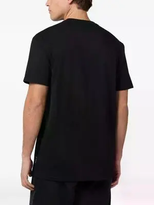 Philipp Plein Printed Round-neck T-shirt - Black