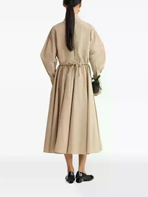 PATOU Cropped Shirt With Chest Flap Pockets And Elasticated Hem