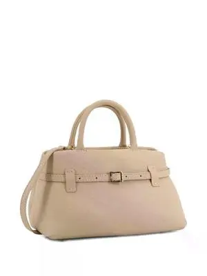 Manu Atelier Le Cambon Buckled Tote Bag - Neutrals