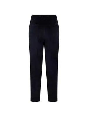 Peserico High-waisted Ribbed Trousers