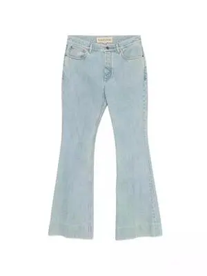 Valentino Garavani Flared Denim Jeans - Blue