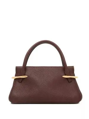 Givenchy Givenchy Mini Pinch Leather Tote Bag Brown