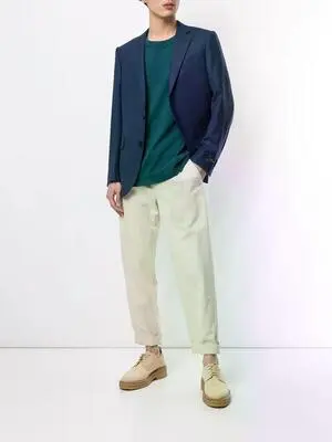 Zegna Single Breasted Blazer - Blue