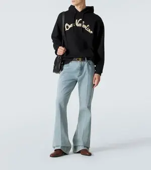 Valentino Garavani Chez Cotton Jersey Hoodie
