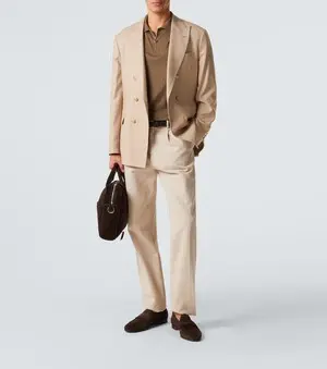 Kiton Cotton Half-zip Polo Shirt