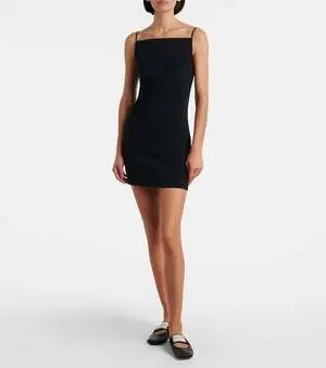 Givenchy Sliced Square Leather Ballet Flats