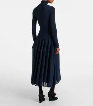 Alaïa Sheer Midi Dress