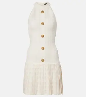 Balmain Checked Minidress