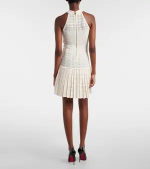Balmain Checked Minidress