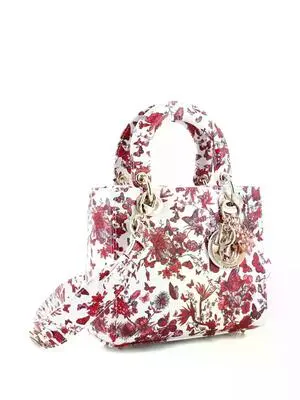 Dior Abcdior Lady Small Satchel Printed Leather