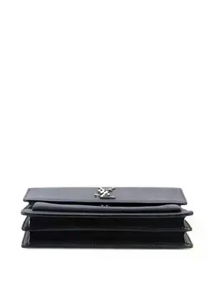 Saint Laurent Sunset Leather Medium Crossbody Bag - Blue