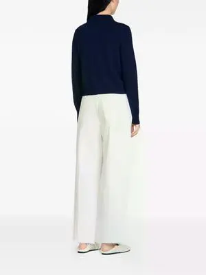 Sandro Striped Wool And Cashmere Cardigan