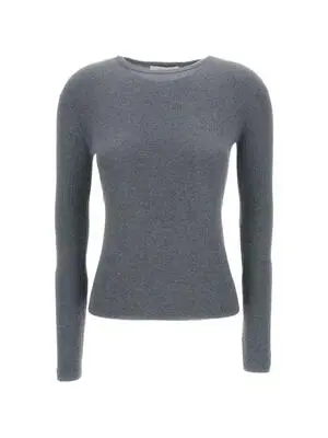 LISA YANG Ribbed Knit Long Sleeve Top