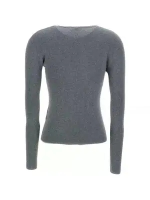 LISA YANG Ribbed Knit Long Sleeve Top