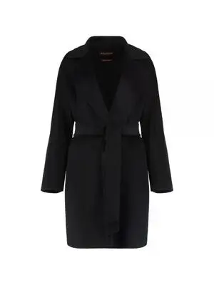 Max Mara Belted Notched Lapel Coat
