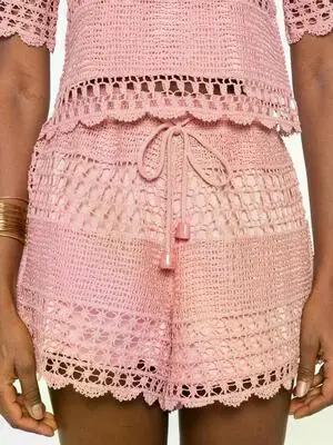 Zimmermann Wanderlust Sun Crochet Shorts