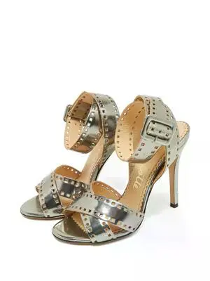 CHARLOTTE OLYMPIA Tone Criss-cross Stiletto Sandals