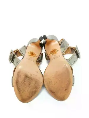 CHARLOTTE OLYMPIA Tone Criss-cross Stiletto Sandals