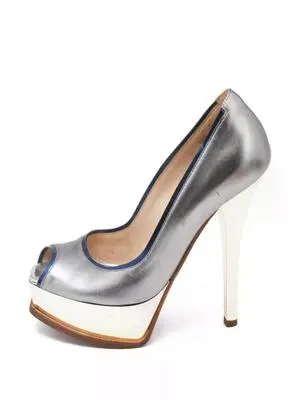 Fendi Metallic Pumps