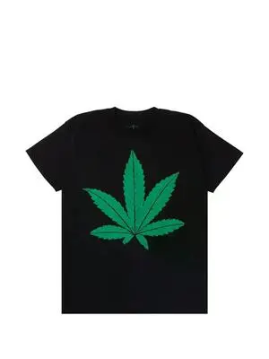 VLONE Leaf-print T-shirt - Black