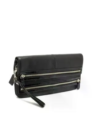 COACH VINTAGE Leather Zip Clutch