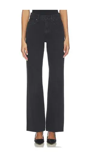 SLVRLAKE Anita Bootcut Jeans In Wash - Black