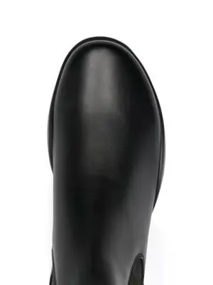 Prada Pull-tab Leather Boots