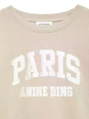 ANINE BING Crewneck Sweatshirt With Graphic Print