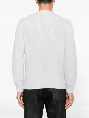 CENERE GB Ribbed Knit Sweater - Grey