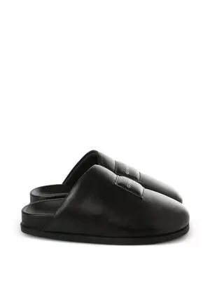 Givenchy Leather Logo Patch Mules
