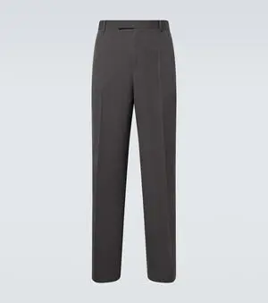 JIL SANDER Wool Wide-leg Trousers