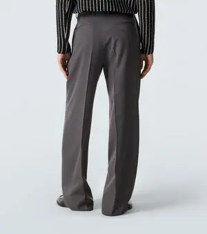 JIL SANDER Wool Wide-leg Trousers