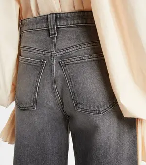 Khaite Delina High-rise Wide-leg Jeans