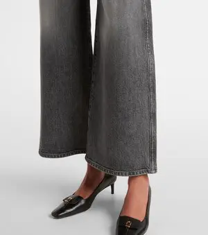 Khaite Delina High-rise Wide-leg Jeans